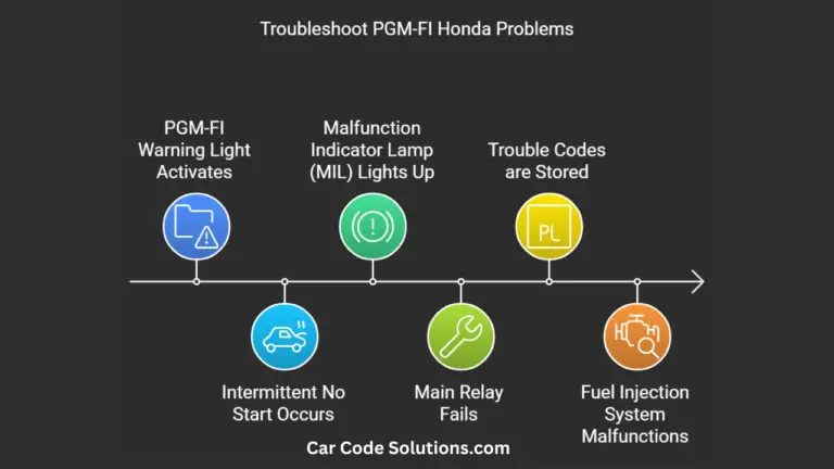 5+ Honda PGM-Fi Problems: Engine Fault – Car Code Solutions